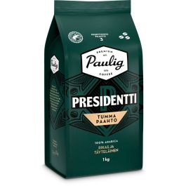 Paulig President. tumma paahto kahvipapu | shop.praecom.fi
